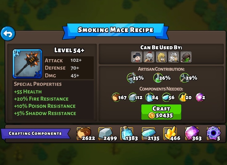 Smoking Mace | Tower Keepers Wiki | Fandom