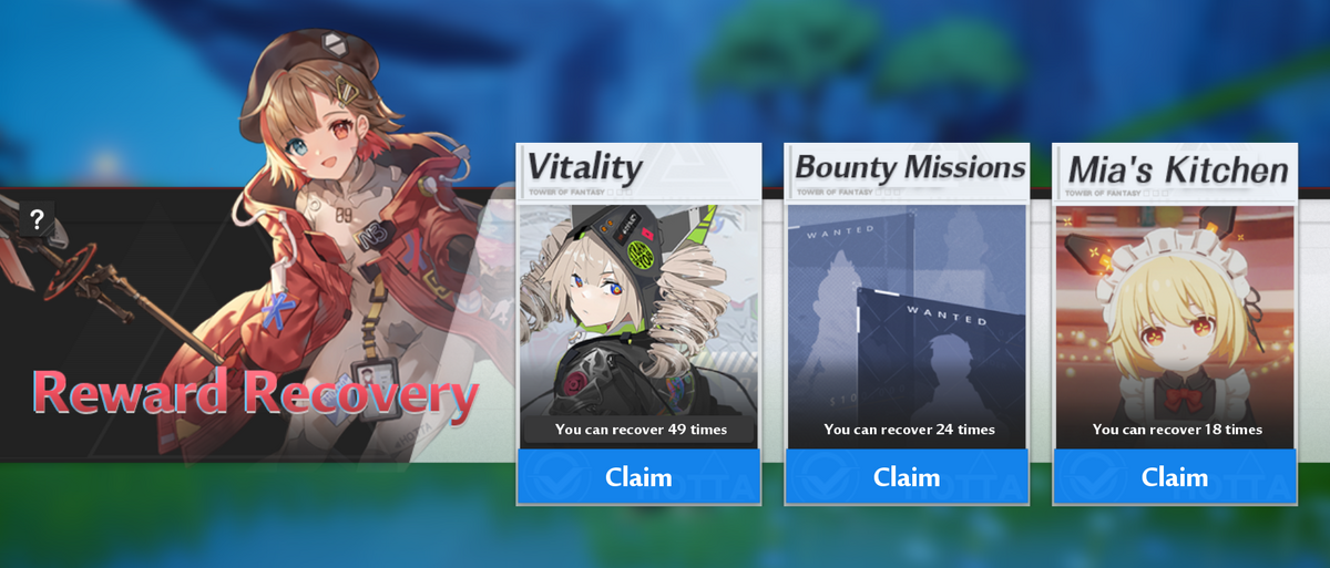 Reward Recovery | Tower of Fantasy Wiki | Fandom