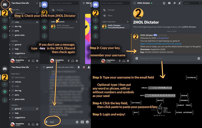 Login process - Two Hours, One Life Wiki