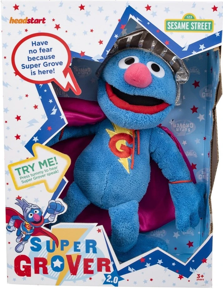 Super Grover 2.0 Talking Plush (Headstart) | Toys That Make Noise Wiki ...