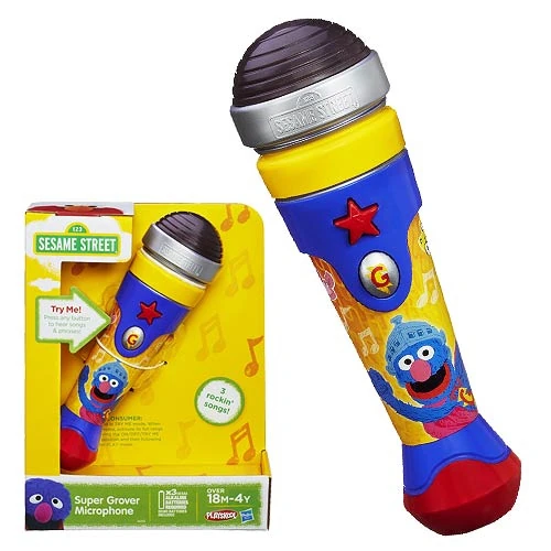 Super Grover Microphone | Toys That Make Noise Wiki | Fandom