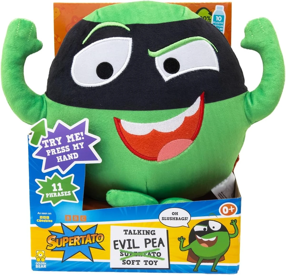 Talking Evil Pea Soft Toy | Toys That Make Noise Wiki | Fandom
