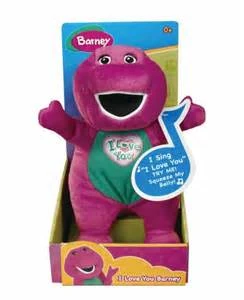 barney bear singing i love you