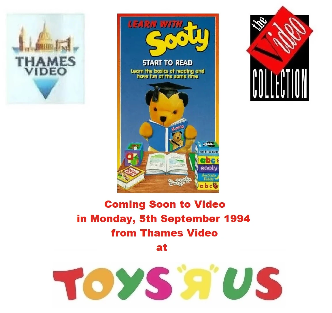Learn with Sooty - Start to Read (1994) | ToysRus Wiki | Fandom