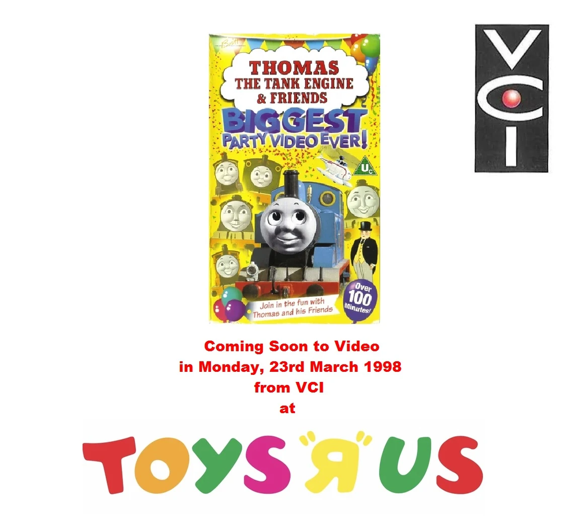Thomas The Tank Engine and Friends - Biggest Party Video Ever! | ToysRus Wiki | Fandom
