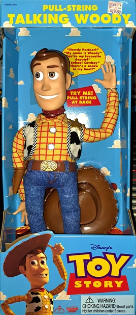 Pull-String Talking Woody (1995–2004) | Toy Story Merchandise Wiki | Fandom