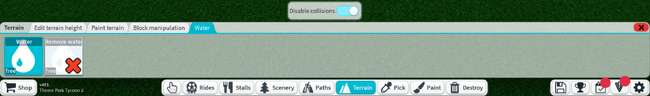 Terrain/Water | Theme Park Tycoon 2 Wikia | Fandom