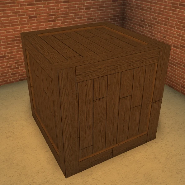 Wooden crate/Large cube | Theme Park Tycoon 2 Wiki | Fandom
