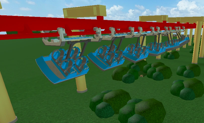 Suspended swinging coaster | Theme Park Tycoon 2 Wikia | Fandom