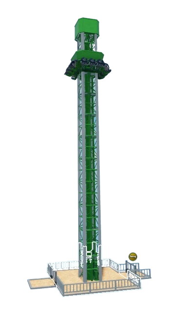 Launched freefall (New) | Theme Park Tycoon 2 Wikia | Fandom