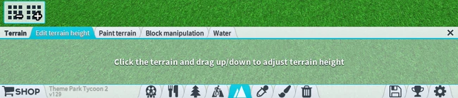 Terrain/Edit terrain height | Theme Park Tycoon 2 Wikia | Fandom