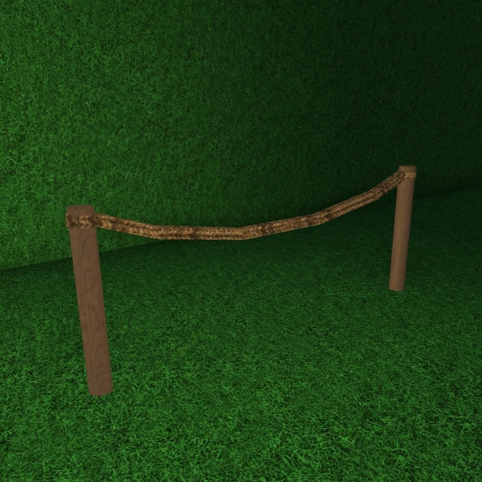 Rope fence (Wooden) | Theme Park Tycoon 2 Wikia | Fandom
