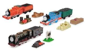 Thomas with Green Truck Jam Boxes and Rocks James with Tender Paint ...