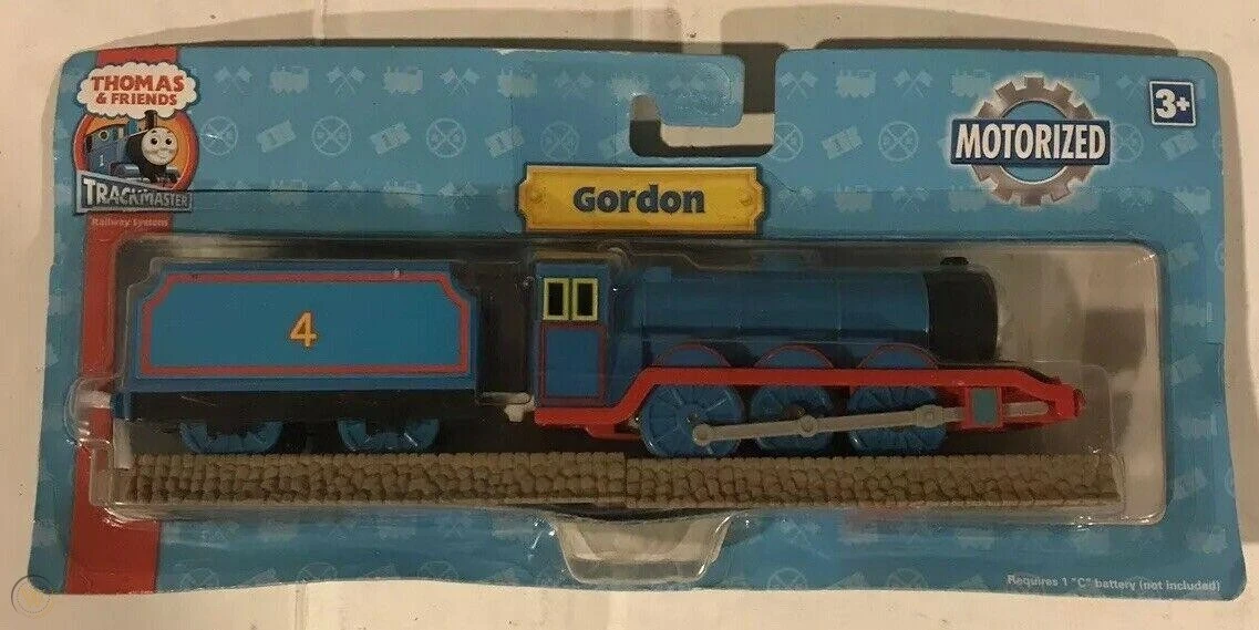 Gordon with two half straight track pieces | TrackMaster Wiki | Fandom