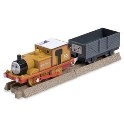 Stepney with Troublesome Truck and two half straight track pieces ...