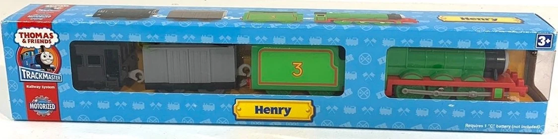 Henry with Fish Van and Black Breakvan | TrackMaster Wiki | Fandom