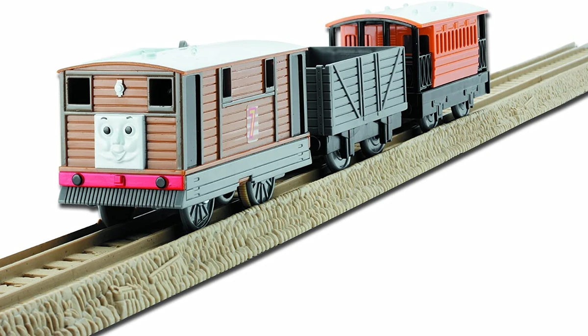 Toby with Henrietta and Troublesome Truck | TrackMaster Wiki | Fandom