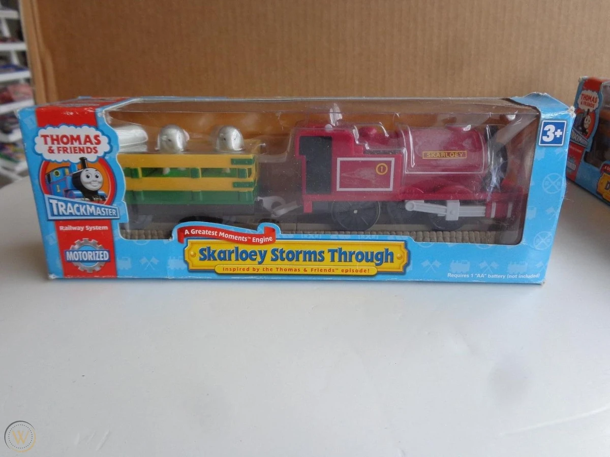 Lightning Covered Skarloey with Yellow Slate Truck with Sheep ...