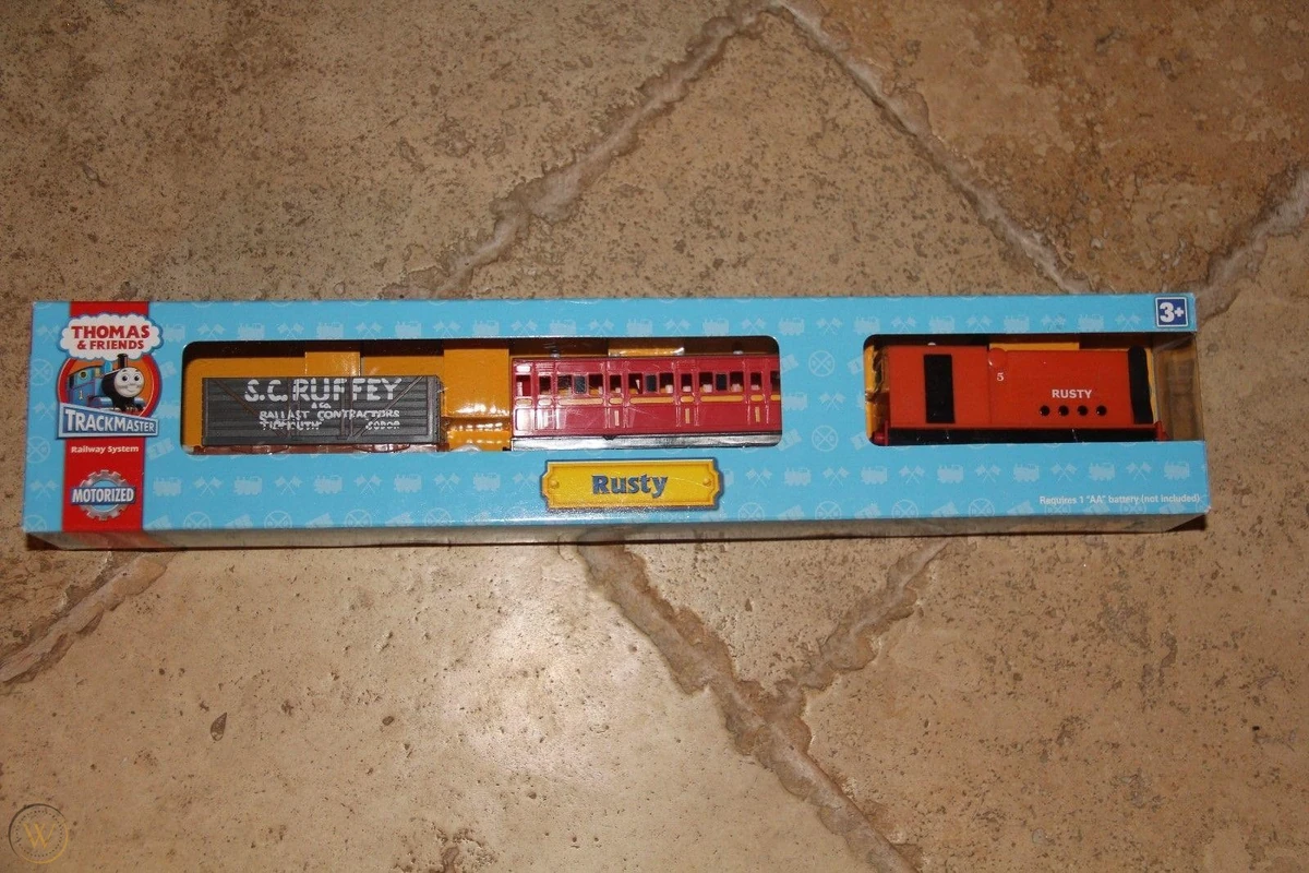Rusty with S.C.Ruffey and Red Narrow Gauge Coach | TrackMaster Wiki ...