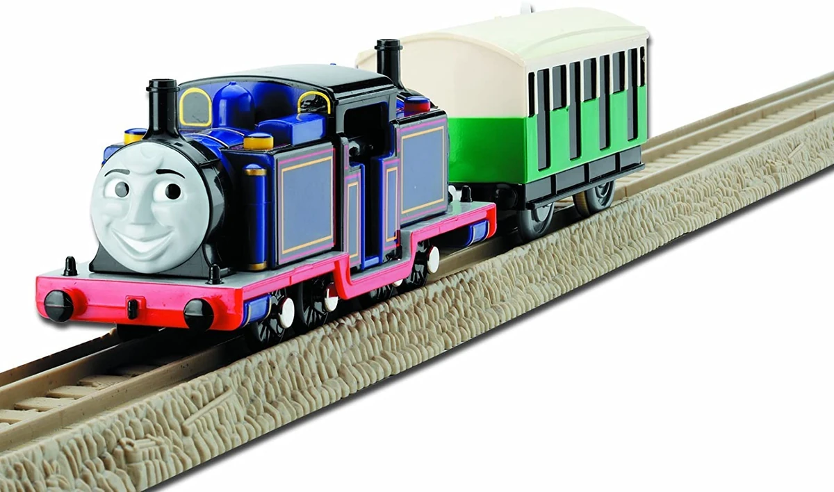 Mighty Mac with Green Narrow Gauge Coach | TrackMaster Wiki | Fandom