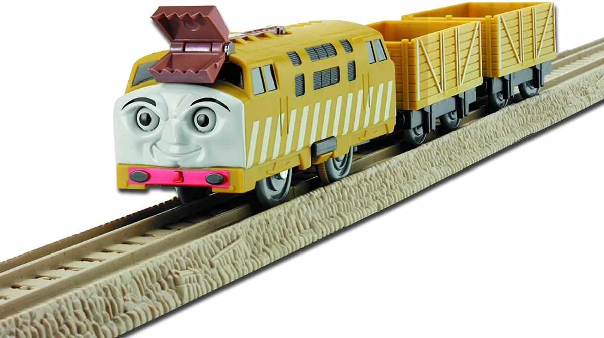 Diesel 10 with Gold Troublesome Trucks | TrackMaster Wiki | Fandom