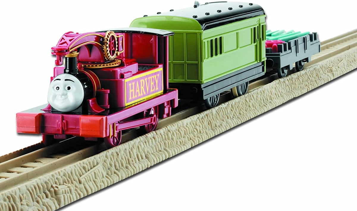 Harvey with Works Unit Coach and Flatbed | TrackMaster Wiki | Fandom
