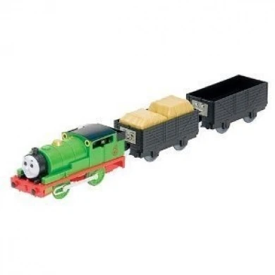 Percy with Black Tarped Troublesome Trucks | TrackMaster Wiki | Fandom