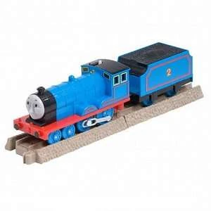 Edward with two half straight track pieces | TrackMaster Wiki | Fandom