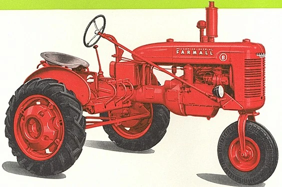 tractor coloring pages farmall b