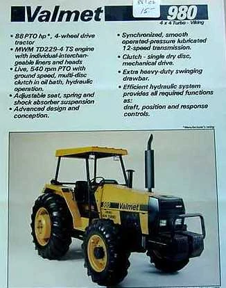 Valmet 980 Viking Turbo | Tractor & Construction Plant Wiki | Fandom