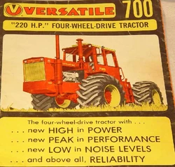Versatile 700 | Tractor & Construction Plant Wiki | Fandom