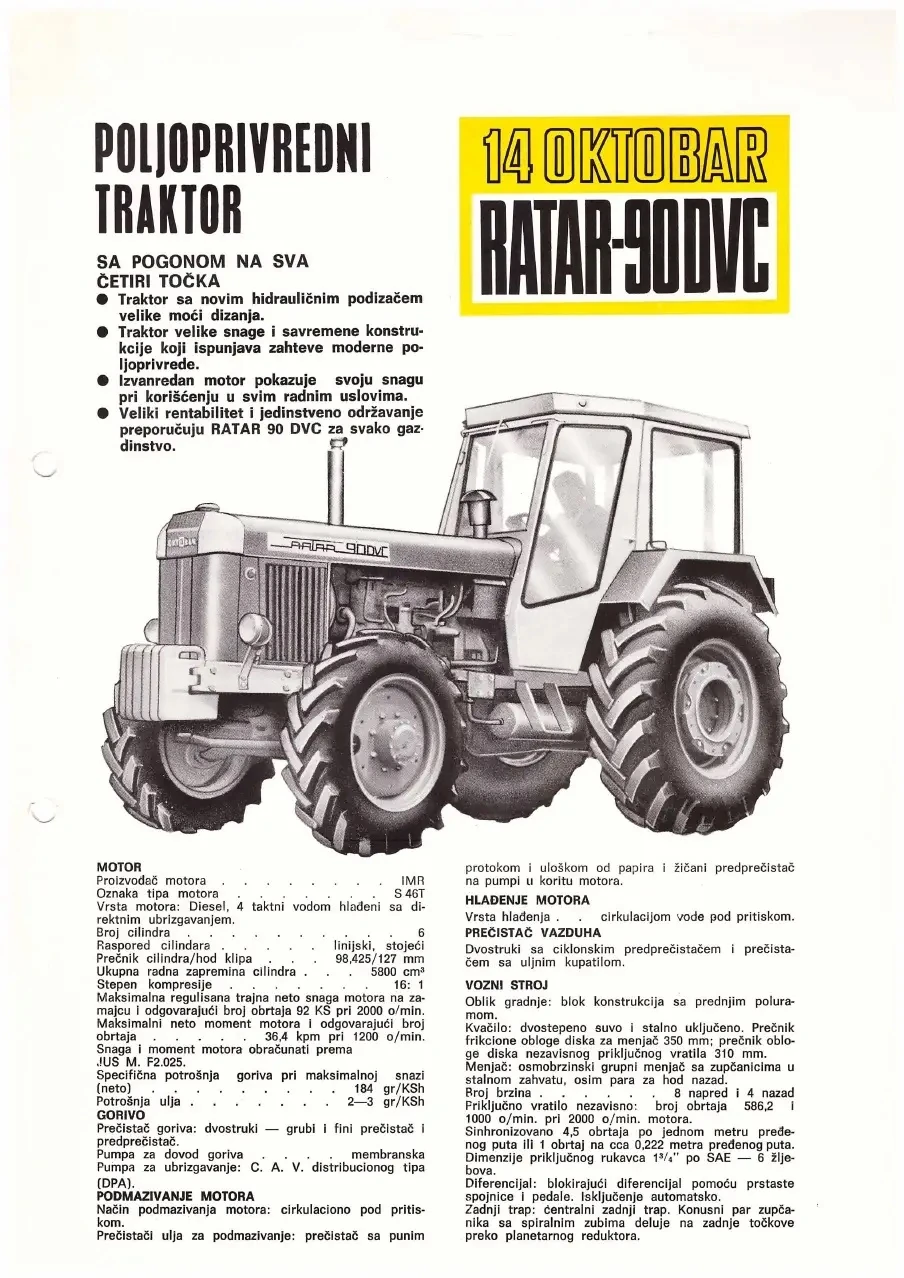 RATAR 90DVC | Tractor & Construction Plant Wiki | Fandom