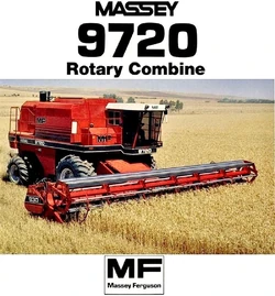 Massey Ferguson 9720 (White) combine | Tractor & Construction Plant ...
