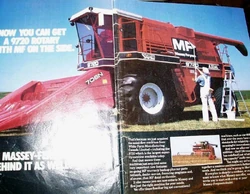 Massey Ferguson 9720 (White) combine | Tractor & Construction Plant ...