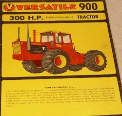 Versatile 900 | Tractor & Construction Plant Wiki | Fandom