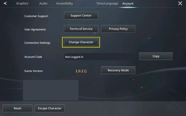 Creating and Deleting Characters | Traha Global Wiki | Fandom