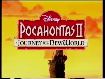 pocahontas ii journey to a new world vhs uk