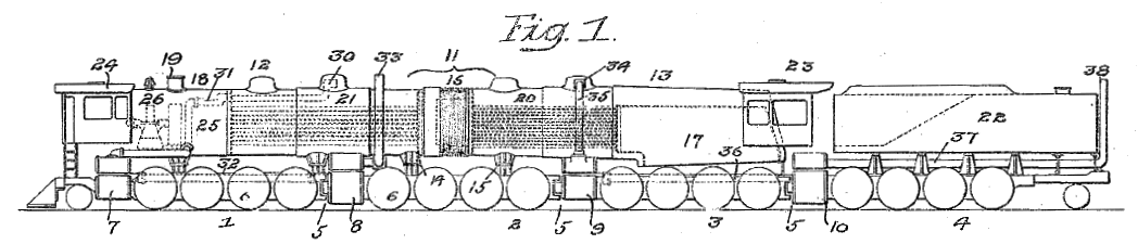 Baldwin Quadruplex Locomotive | Train Concepts that were never built Wiki | Fandom