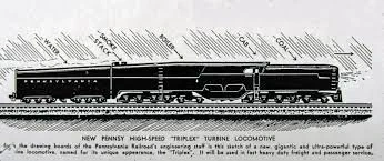 Pennsylvania Railroad Class V1 | Train Concepts that were never built ...