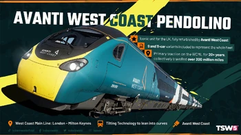Avanti West Coast Class 390 Pendolino | Train Sim World Wiki | Fandom