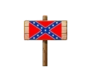 Confederate Sign (Wood) | TrainStation Wiki | Fandom