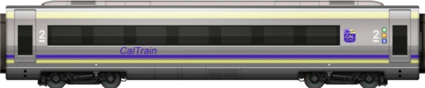 CalTrain 2nd class | TrainStation Wiki | Fandom