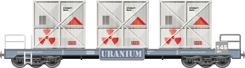 Uranium Container Car | TrainStation Wiki | Fandom