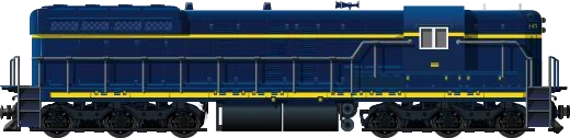 EMD SD7 (Blue) | TrainStation Wiki | Fandom