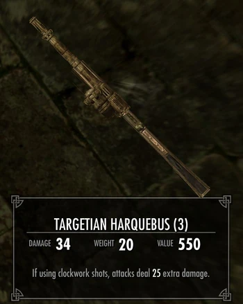 Targetian Harquebus | Trainwiz Mods Wiki | Fandom