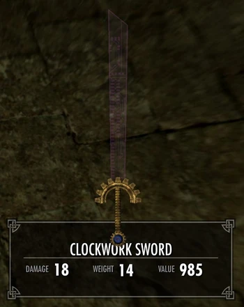 Clockwork Sword | Trainwiz Mods Wiki | Fandom