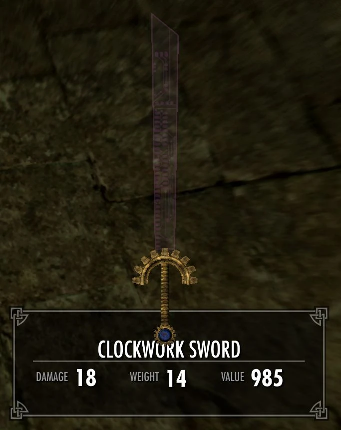 Clockwork Sword | Trainwiz Mods Wiki | Fandom