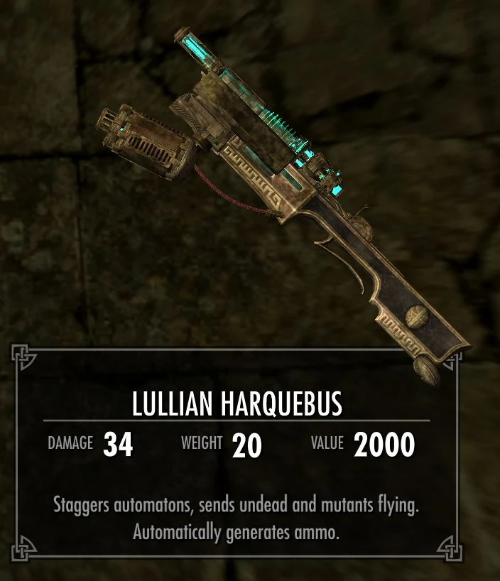 Lullian Harquebus | Trainwiz Mods Wiki | Fandom