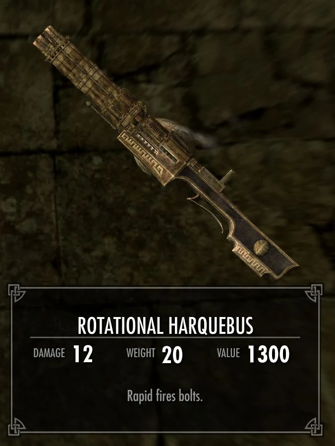Rotational Harquebus | Trainwiz Mods Wiki | Fandom