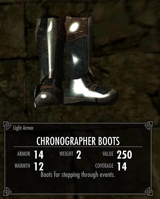 Chronographer Boots | Trainwiz Mods Wiki | Fandom